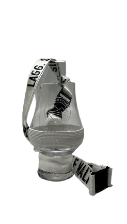 Lagg Distillery Glencairn Glass and Lanyard